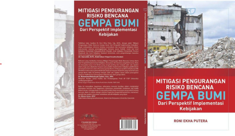 Mitigasi Pengurangan Risiko Bencana Gempa Bumi Dari perspektif Implementasi Kebijakan – eBooks